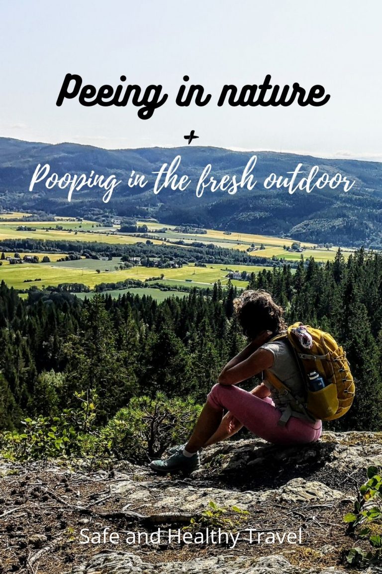 Peeing in Nature and Pooping in the Fresh Outdoor - Safe and Healthy Travel