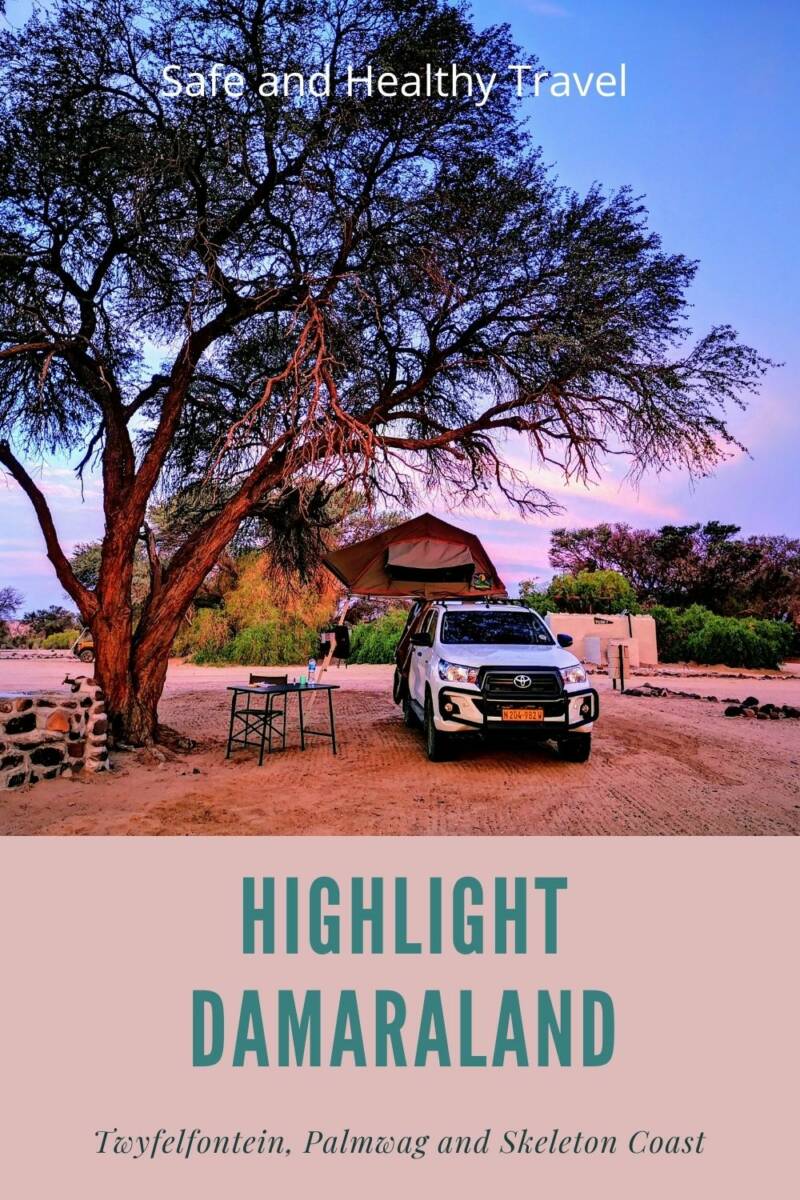Highlights Damaraland - Twyfelfontein, Palmwag and Skeleton Coast etc ...